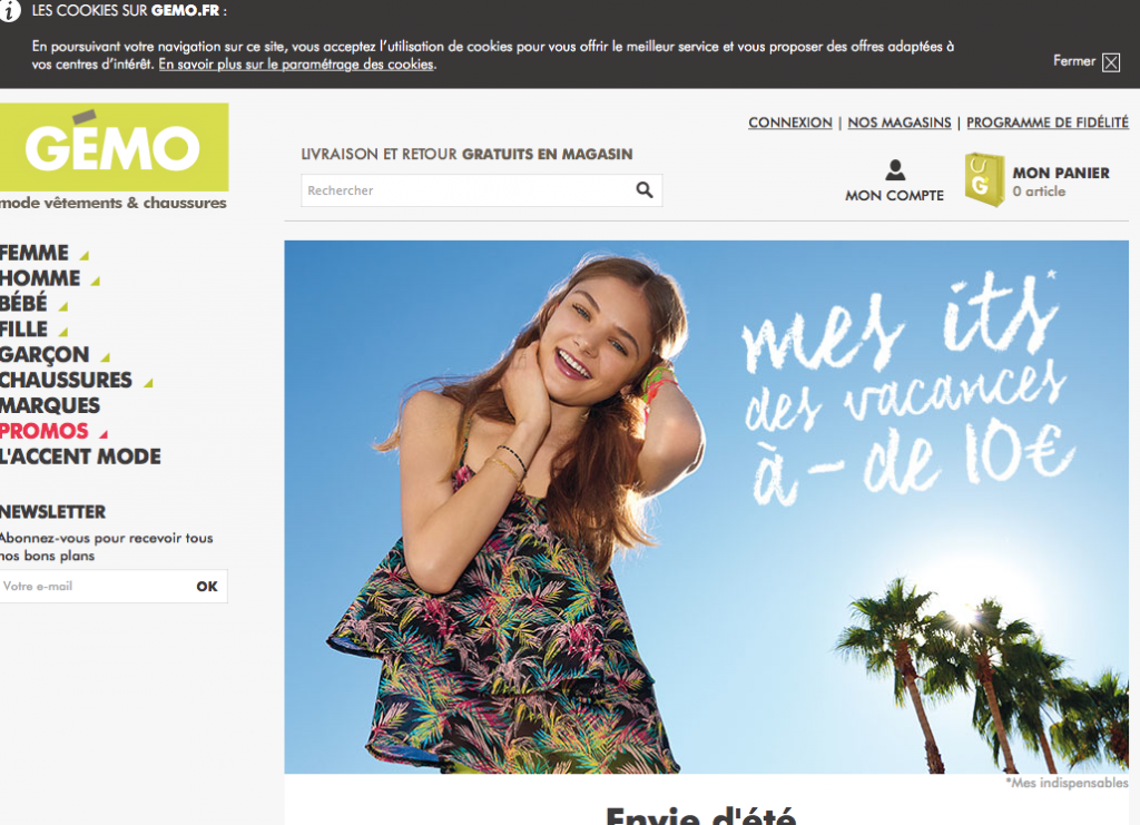 Gémo plus digital avec PéoLéo | TOP/COM