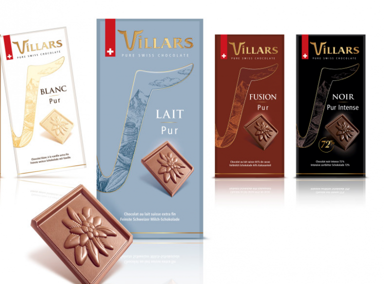 Being crée un nouveau logo pour le chocolatier Villars | TOP/COM